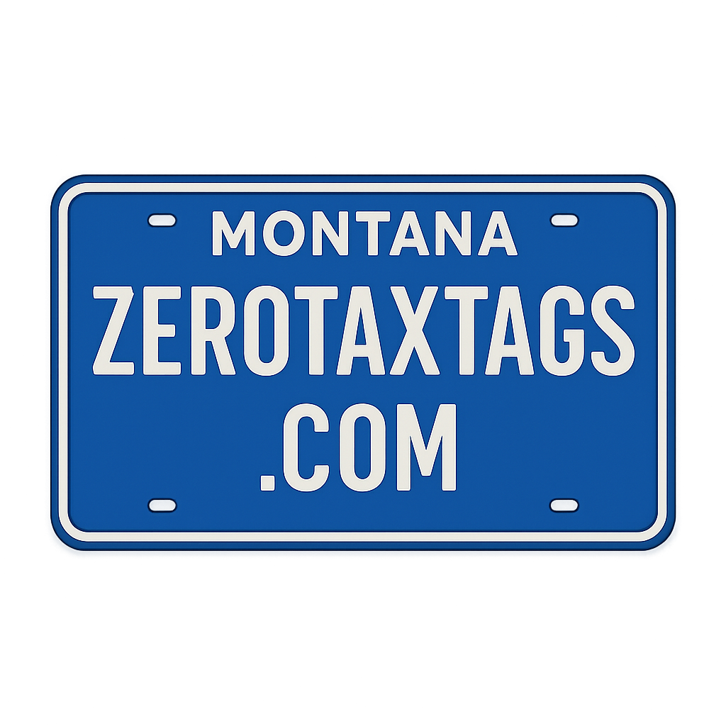 Montana Vehicle Registration & LLC Formation | ZeroTaxTags